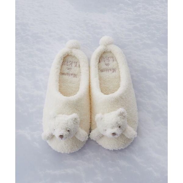 『タイムセール実施中』ZOZO問い合わせ番号:95942412ショップ:Maison de FLEUR，メゾン ド フルールブランド:Maison de FLEUR，メゾンドフルール商品名:シロクマルームシューズカテゴリ:インテリア>...