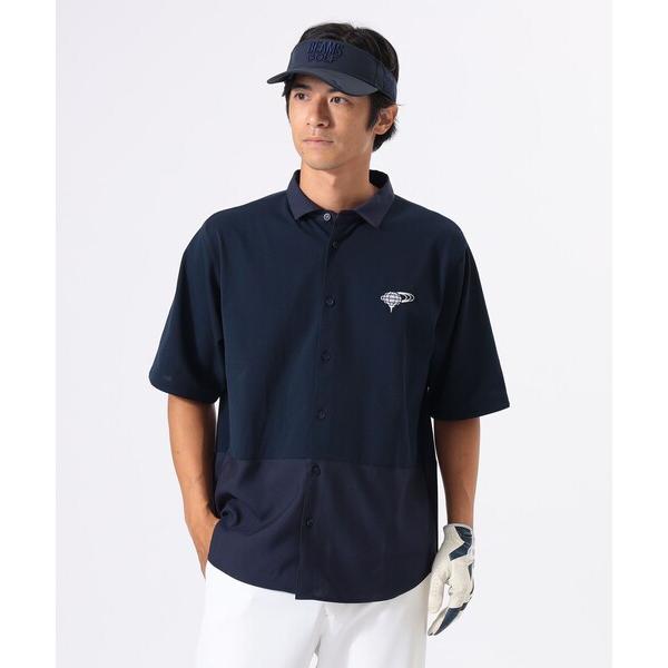 『セール実施中』ZOZO問い合わせ番号:95942890ショップ:BEAMS GOLF，ビームスゴルフブランド:BEAMS GOLF，ビームスゴルフ商品名:ORANGE LABEL / ワイド 切り替え ポロ襟シャツ【DRY・UV】カテゴリ...