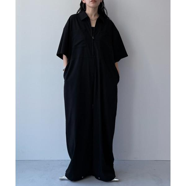 ZOZO問い合わせ番号:95943002ショップ:properson，プロパーソンブランド:wee9s，ウィークス商品名:half sleeve zip all in one / ハーフスリーブジップオールインワンカテゴリ:オールインワン・...