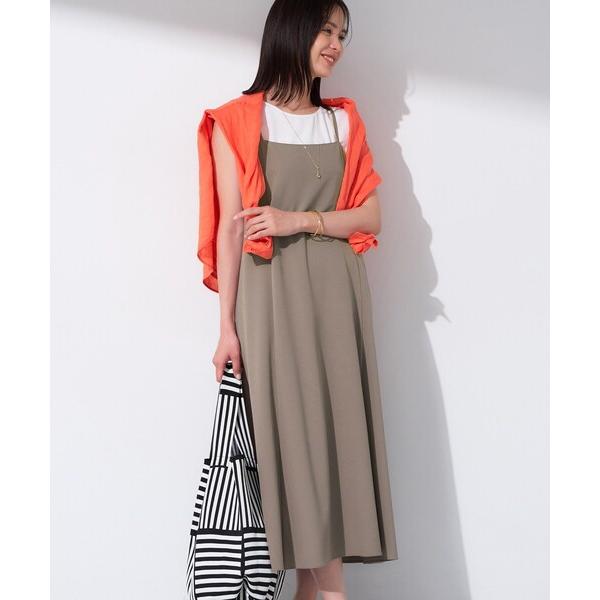 『タイムセール実施中』ZOZO問い合わせ番号:95943492ショップ:INDIVI，インディヴィブランド:INDIVI，インディヴィ商品名:【UVケア】エアリージョーゼット キャミワンピースカテゴリ:ワンピース/ドレス>ワンピースブ...