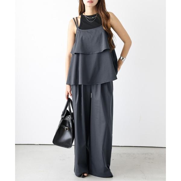 『セール実施中』ZOZO問い合わせ番号:95944171ショップ:SUGAR BISKET，シュガービスケットブランド:lesperance，レスぺランス商品名:ティアードキャミソールワイドパンツセットアップカテゴリ:ジャケット/アウター&...