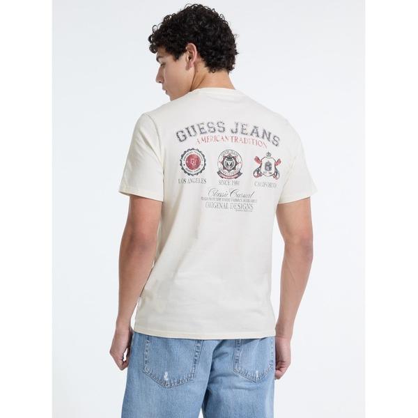 『セール実施中』ZOZO問い合わせ番号:95944191ショップ:GUESS，ゲスブランド:GUESS JEANS，ゲスジーンズ，Guess，ゲス商品名:GUESS JEANS Slim Front Back Logo Tee Tシャツカテ...