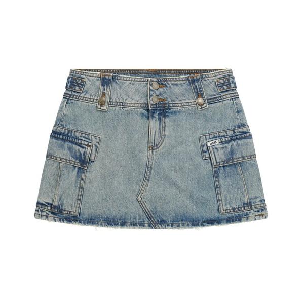 『セール実施中』ZOZO問い合わせ番号:95944204ショップ:GUESS，ゲスブランド:Guess，ゲス商品名:GUESS Originals Cargo Skirt デニムスカートカテゴリ:スカート>デニムスカートブランド品番:...