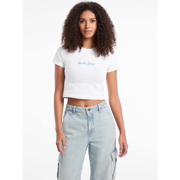 『セール実施中』ZOZO問い合わせ番号:95944213ショップ:GUESS，ゲスブランド:GUESS JEANS，ゲスジーンズ，Guess，ゲス商品名:GUESS JEANS Ss Cn Baby Tee Tシャツカテゴリ:トップス&gt...