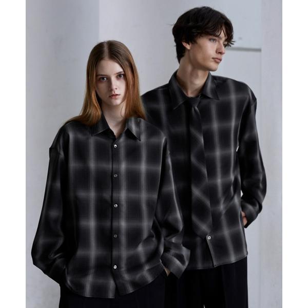 ZOZO問い合わせ番号:95944659ショップ:EMMA CLOTHES，エマ クローズブランド:CLEL，クレイル商品名:【CLEL】TR Herringbone Check Shirt ＆ Tie/TRヘリンボーンチェックシャツ＆ネク...