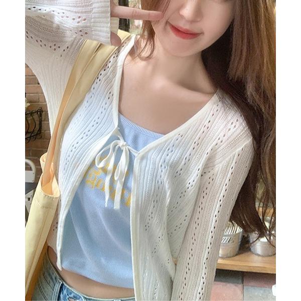 『タイムセール実施中』ZOZO問い合わせ番号:95944823ショップ:Ada.，エイダブランド:Miniministore，ミニミニストア商品名:カーディガン 透かし編み レディースカテゴリ:トップス>カーディガン/ボレロブランド品...