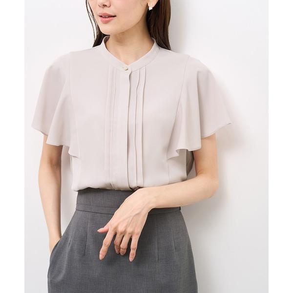『タイムセール実施中』ZOZO問い合わせ番号:95945531ショップ:ROPE' PICNIC，ロぺピクニックブランド:ROPE' PICNIC，ロペピクニック商品名:【防汚加工】ピンタックフレアスリーブブラウス/通勤対応カテゴリ:トップ...