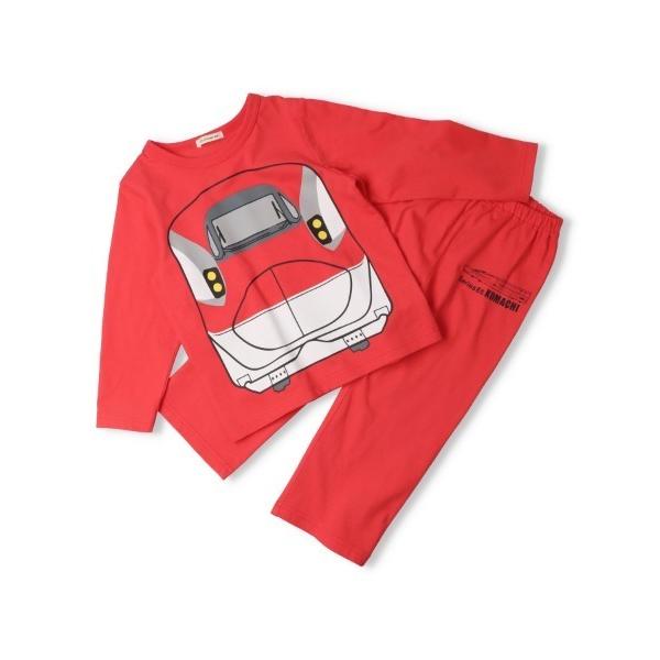 ZOZO問い合わせ番号:95945905ショップ:こどもの森e-shop，コドモノモリイーショップブランド:Kids Foret，キッズフォーレ商品名:JR新幹線電車なりきり長袖パジャマカテゴリ:ルームウェア>ルームウェア/パジャマブ...