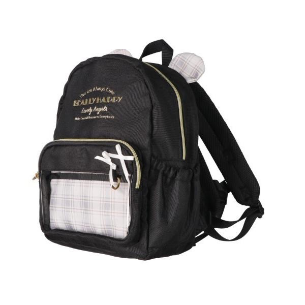 『タイムセール実施中』ZOZO問い合わせ番号:95945907ショップ:こどもの森e-shop，コドモノモリイーショップブランド:Kids Foret，キッズフォーレ商品名:くま耳付き推し活リュックカテゴリ:バッグ>バックパック/リュ...