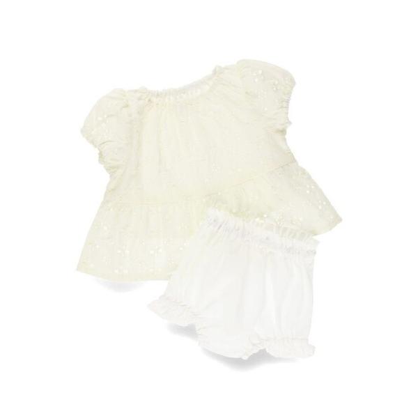 ※このアイテムは返品・交換対象外商品です。ZOZO問い合わせ番号:95976432ショップ:branshes，ブランシェスブランド:branshes，ブランシェス商品名:【おそろい】スカラップレーストップス＆ボトムスセットカテゴリ:ママ＆ベ...