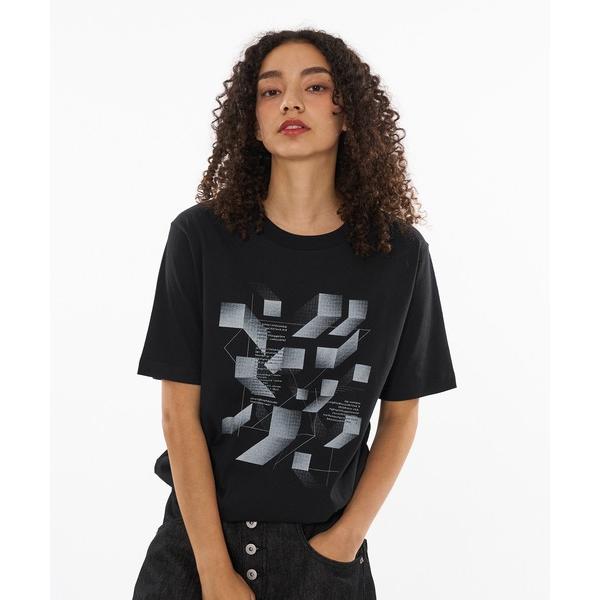 『セール実施中』ZOZO問い合わせ番号:95976662ショップ:FTW，エフティーダブリューブランド:WISH FOR EVER，ウィッシュフォーエバー商品名:DRAW CODE GEOMETRIC DESIGN T / ドローコードジオ...