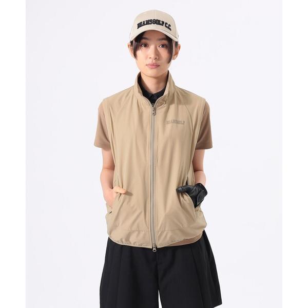 『タイムセール実施中』ZOZO問い合わせ番号:95976887ショップ:BEAMS GOLF，ビームスゴルフブランド:BEAMS GOLF，ビームスゴルフ商品名:ORANGE LABEL / ストレッチタフタ フルジップ 切替ベスト【STR...