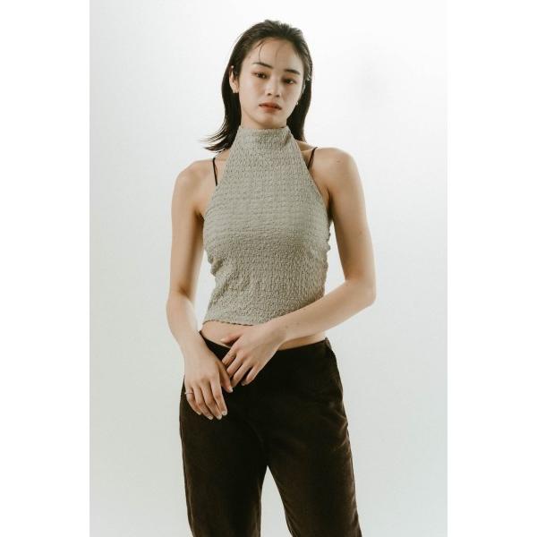 ZOZO問い合わせ番号:95976941ショップ:Knuth Marf，クヌースマーフブランド:Knuth Marf，クヌースマーフ商品名:halter neck topsカテゴリ:トップス>その他トップスブランド品番:KM25SUN...