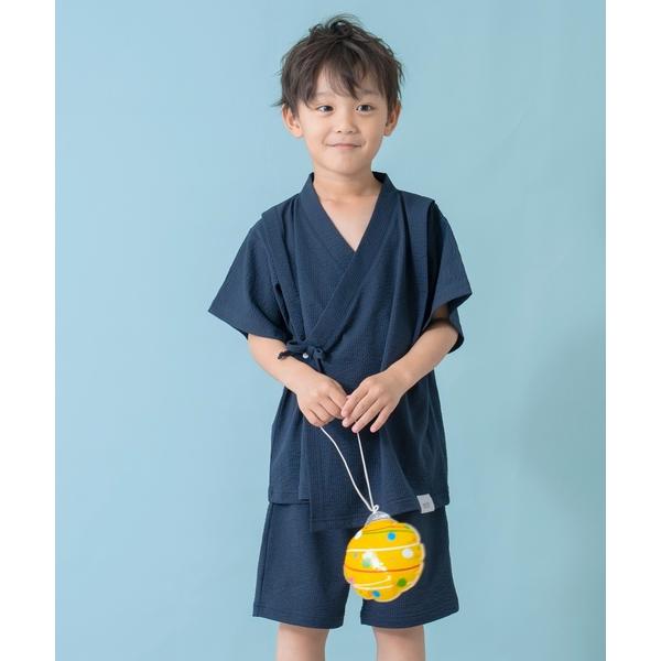 『セール実施中』ZOZO問い合わせ番号:96007262ショップ:petit main，プティマインブランド:and D. petit main，アンドディープティマイン商品名:さらさらかんたん甚平カテゴリ:水着/着物・浴衣>浴衣ブラ...