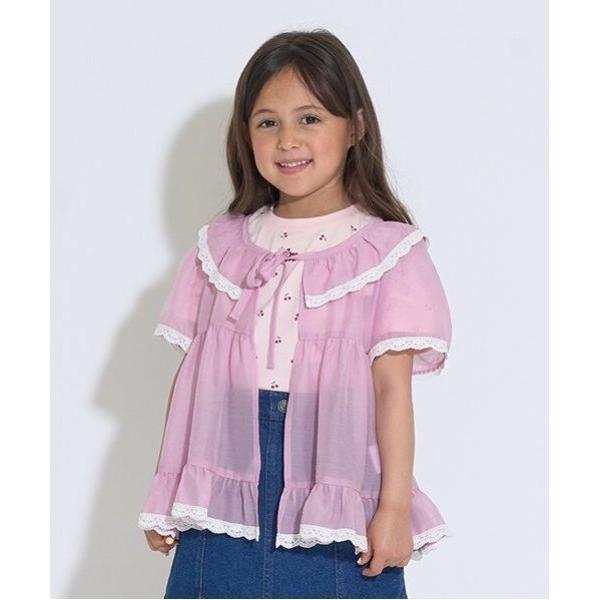 『セール実施中』ZOZO問い合わせ番号:96007286ショップ:petit main，プティマインブランド:Lycee mine，リセマイン，petit main，プティマイン商品名:シアーギャザートップスカテゴリ:トップス>シャツ...