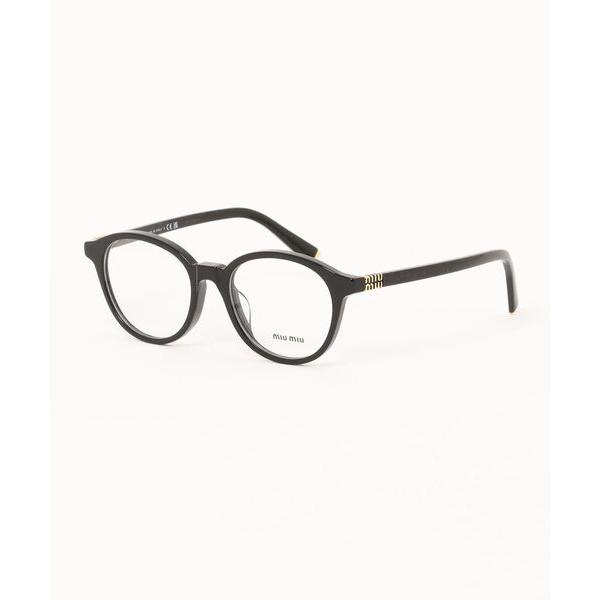 ZOZO問い合わせ番号:96007359ショップ:GLASSMANIA -Tokyo Aoyama-，グラスマニアブランド:miu miu，ミュウミュウ商品名:【miumiu/ミュウミュウ】ラウンド メガネ MU02WVF 16K1O1カテ...