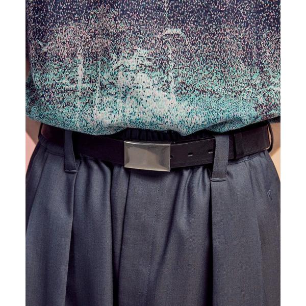 ZOZO問い合わせ番号:96037680ショップ:MAISON SPECIAL，メゾン スペシャルブランド:MAISON SPECIAL，メゾンスペシャル商品名:《UNISEX》Italian Leather Plate Buckle Be...