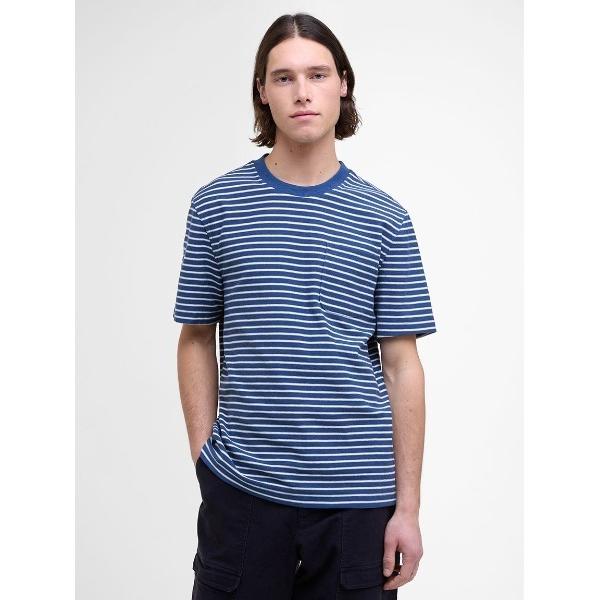 ZOZO問い合わせ番号:96037694ショップ:Barbour，バブアーブランド:Barbour，バブアー商品名:Frensham ストライプ Tシャツカテゴリ:トップス>Tシャツ/カットソーブランド品番:252MTS1462素材:...