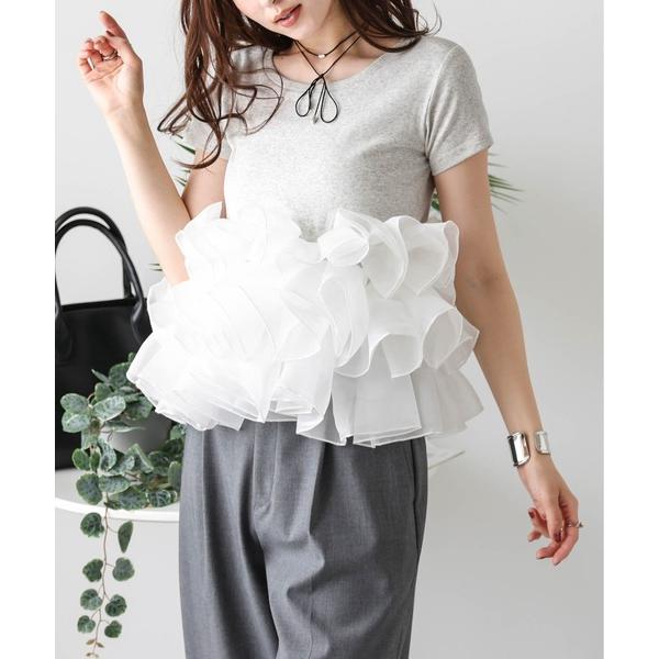 『タイムセール実施中』ZOZO問い合わせ番号:96038719ショップ:SUGAR BISKET，シュガービスケットブランド:AMELY，エミリー，SUGAR BISKET，シュガービスケット商品名:ボリュームフリルトップスカテゴリ:トップ...