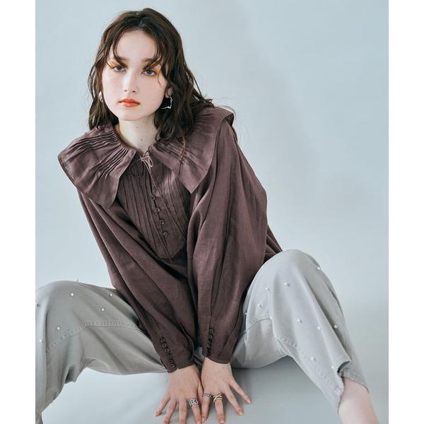 『セール実施中』ZOZO問い合わせ番号:96038817ショップ:Rose Tiara，ローズティアラブランド:Audie a Muses，オーディアミューズ商品名:オーバーピンタックブラウスカテゴリ:トップス>シャツ/ブラウスブラン...