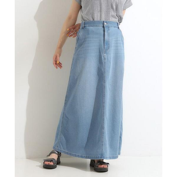 『タイムセール実施中』ZOZO問い合わせ番号:96039325ショップ:SHOO・LA・RUE，シューラルーブランド:SHOO・LA・RUE，シューラルー商品名:【洗える/S-LL】大人カジュアル デニムロングスカートカテゴリ:スカート&g...