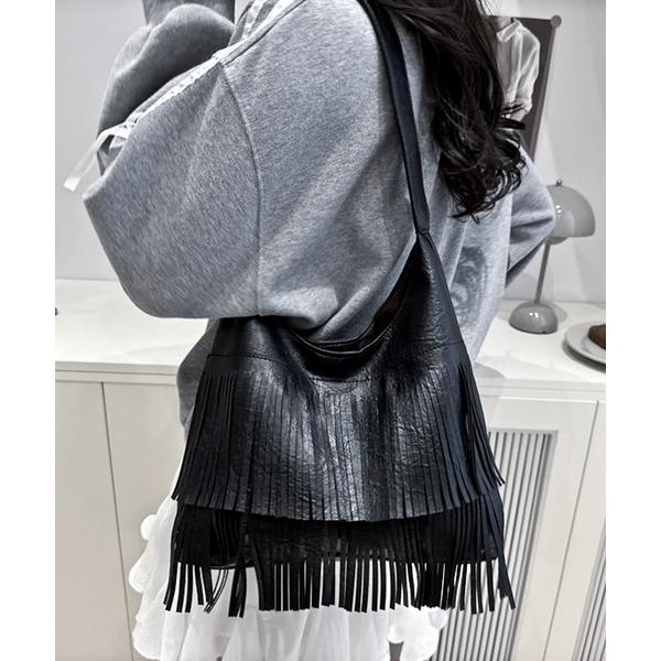 『タイムセール実施中』ZOZO問い合わせ番号:96039923ショップ:BUFFALO BOBS，バッファローボブズブランド:JOHNNY WOLF，ジョニーウルフ商品名:ALTAIR フリンジ ショルダーバッグカテゴリ:バッグ>ショ...