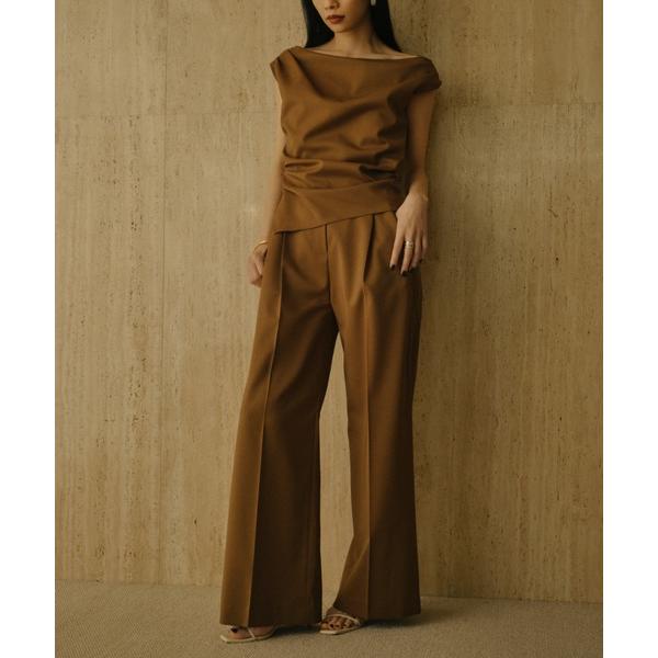 『セール実施中』ZOZO問い合わせ番号:96040037ショップ:anuans，アニュアンスブランド:anuans，アニュアンス商品名:アシメドレープオールインワンカテゴリ:オールインワン・サロペット>つなぎ/オールインワンブランド品...