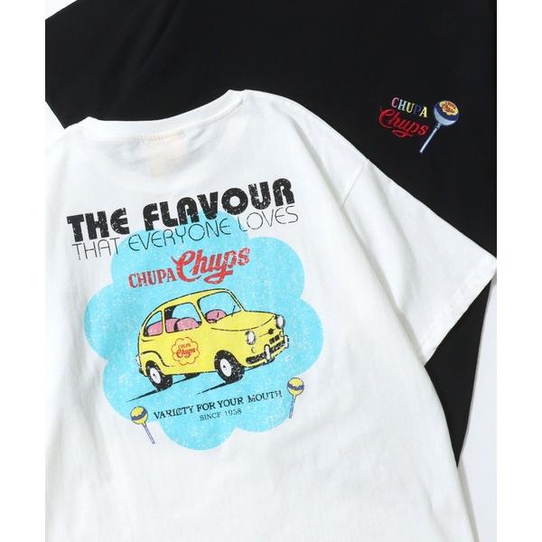 『タイムセール実施中』ZOZO問い合わせ番号:96061968ショップ:SITRY，シトリーブランド:SITRY，シトリー商品名:Chupa Chaps/チュッパチャプス オーバーサイズ バックプリント ワンポイントロゴ刺繍 半袖Tシャツ ...