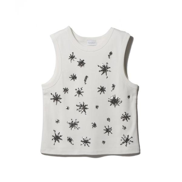 『タイムセール実施中』ZOZO問い合わせ番号:96070275ショップ:ESTNATION，エストネーションブランド:ESTNATION，エストネーション商品名:COLUMN / スパングル タンクトップ＜PERMANENT＞カテゴリ:トッ...