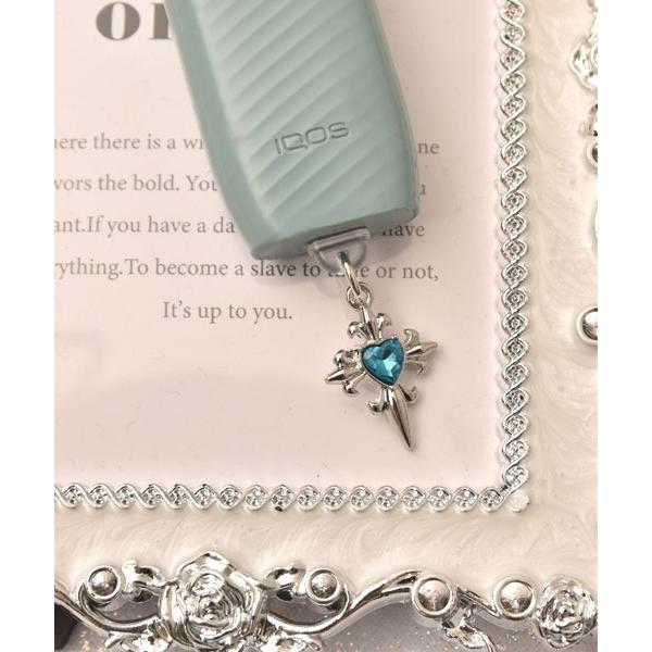 ZOZO問い合わせ番号:96071695ショップ:Mayree，メイリーブランド:Mayree，メイリー商品名:【urge select】《Type-C対応》Y2K ハートクロス ビジュー コネクターカバーカテゴリ:PC・スマホグッズ/家電...