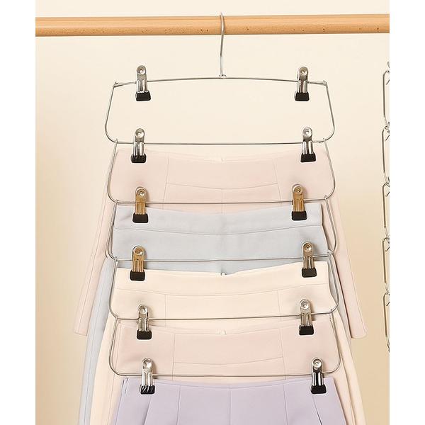 『タイムセール実施中』ZOZO問い合わせ番号:96071856ショップ:RiNc，リンクブランド:ammy.，エイミードット商品名:【 ammy. / エイミードット 】 6層 折り畳み クリップ ハンガーカテゴリ:インテリア>収納グ...