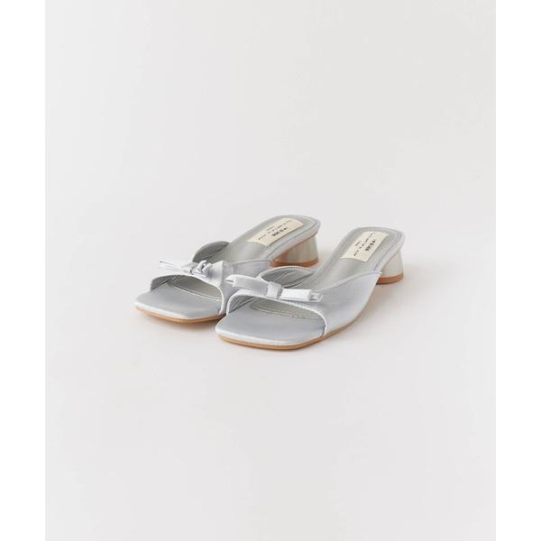 ZOZO問い合わせ番号:96071890ショップ:ROOP TOKYO，ループトーキョーブランド:Chick，チック，ROOPTOKYO，ループトウキョウ商品名:Low-heeled sandals with ribbon / リボン付き ...