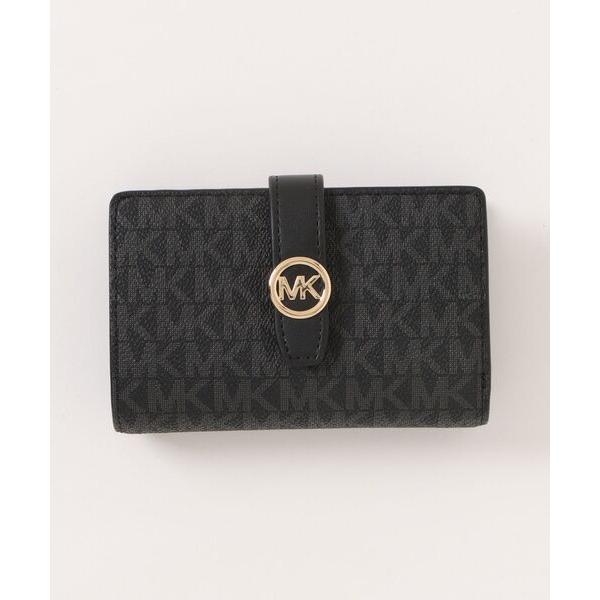 『セール実施中』ZOZO問い合わせ番号:96073664ショップ:MICHAEL KORS，マイケル・コースブランド:MICHAEL KORS，マイケルコース商品名:GREENWICH ジップアラウンド タブ ウォレット ミディアム - M...