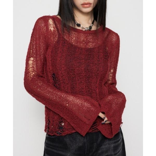 『タイムセール実施中』ZOZO問い合わせ番号:96073701ショップ:LAGUA GEM，ラグア ジェムブランド:LAGUA GEM，ラグアジェム商品名:SIDE SLIT CRASH トップスカテゴリ:トップス>ニット/セーターブ...