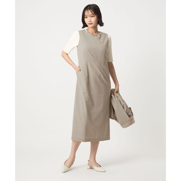 ZOZO問い合わせ番号:96104731ショップ:green label relaxing，グリーンレーベル リラクシングブランド:green label relaxing，グリーンレーベルリラクシング商品名:カチリラ ワンピース -ウォッ...