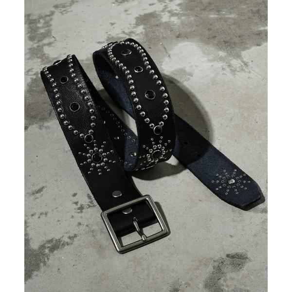 ZOZO問い合わせ番号:96105532ショップ:A'GEM/9 × .kom，エージェムナインブランド:A'gem，エージェム商品名:A'GEM/9 × .kom 『A'gem/エージェム』 スティングレースタッズベルトカテゴリ:ファッシ...