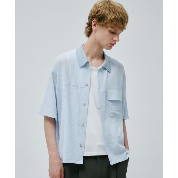 『タイムセール実施中』ZOZO問い合わせ番号:96105782ショップ:PUBLIC TOKYO，パブリック トウキョウブランド:PUBLIC TOKYO，パブリックトウキョウ商品名:リンクルリップエアリーシャツカテゴリ:トップス>シ...