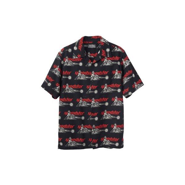 ZOZO問い合わせ番号:96106454ショップ:HYSTERIC GLAMOUR，ヒステリックグラマーブランド:HYSTERIC GLAMOUR，ヒステリックグラマー商品名:SPEEDSTER REMIX柄 オープンカラーシャツカテゴリ:...