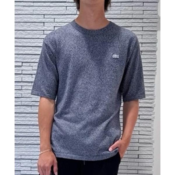 『タイムセール実施中』ZOZO問い合わせ番号:96137439ショップ:LACOSTE，ラコステブランド:LACOSTE，ラコステ商品名:3色混合メランジェニットTシャツカテゴリ:トップス>Tシャツ/カットソーブランド品番:TH068...
