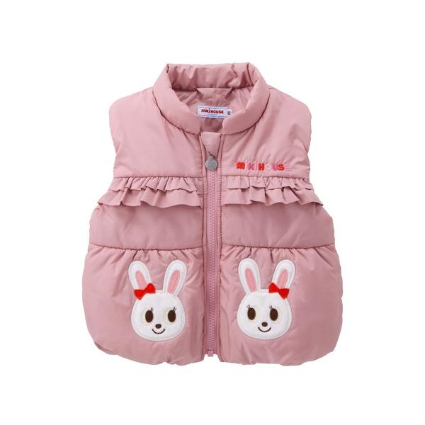 ZOZO問い合わせ番号:96138370ショップ:MIKI HOUSE，ミキハウスブランド:MIKI HOUSE，ミキハウス商品名:うさこ中綿ベストカテゴリ:トップス>ベストブランド品番:13-5703-144素材:（表地・裏地） ポ...