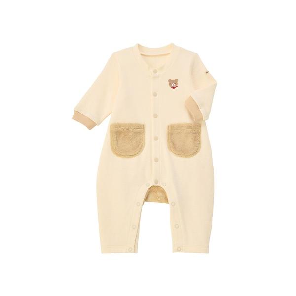 ※このアイテムは返品・交換対象外商品です。ZOZO問い合わせ番号:96138551ショップ:MIKI HOUSE，ミキハウスブランド:MIKI HOUSE，ミキハウス商品名:おしりマイクロフファーカバーオールカテゴリ:ママ＆ベビー>ロ...