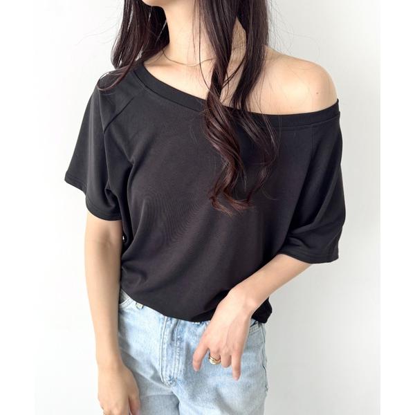 『タイムセール実施中』ZOZO問い合わせ番号:96138971ショップ:Outfitter lab，アウトフィッターラボブランド:LOVALOT，ラバロット商品名:2WAYオフショルダーカットソーカテゴリ:トップス>Tシャツ/カットソ...