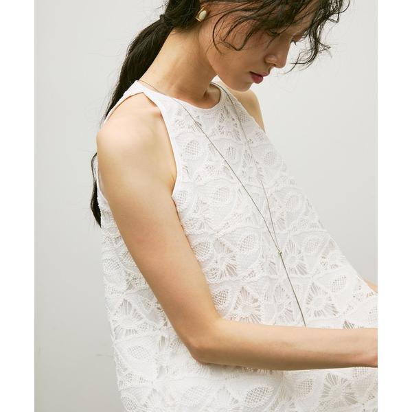 『タイムセール実施中』ZOZO問い合わせ番号:96139512ショップ:Auntie Rosa，アンティローザブランド:Lutim by u，ルチバイユー商品名:Lace flare halter blouse / レースフレアアメスリブラ...