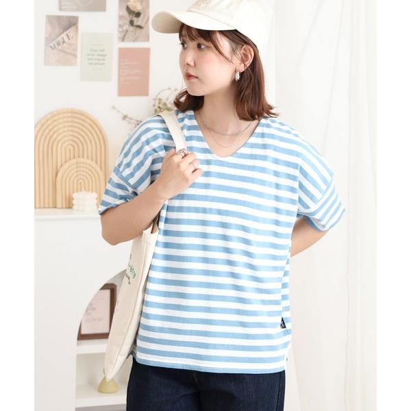 ZOZO問い合わせ番号:96139682ショップ:FUNALIVE，ファンアライブブランド:to touch，トゥータッチ，FUNALIVE，ファンアライブ商品名:to touch ドライコットン ボーダー ドロップTシャツカテゴリ:トップ...