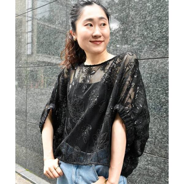 『セール実施中』ZOZO問い合わせ番号:96139865ショップ:le.coeur blanc，ルクールブランブランド:le.coeur blanc，ルクールブラン商品名:TORRAZZO DONNAスパンコールドルマンブラウスカテゴリ:ト...
