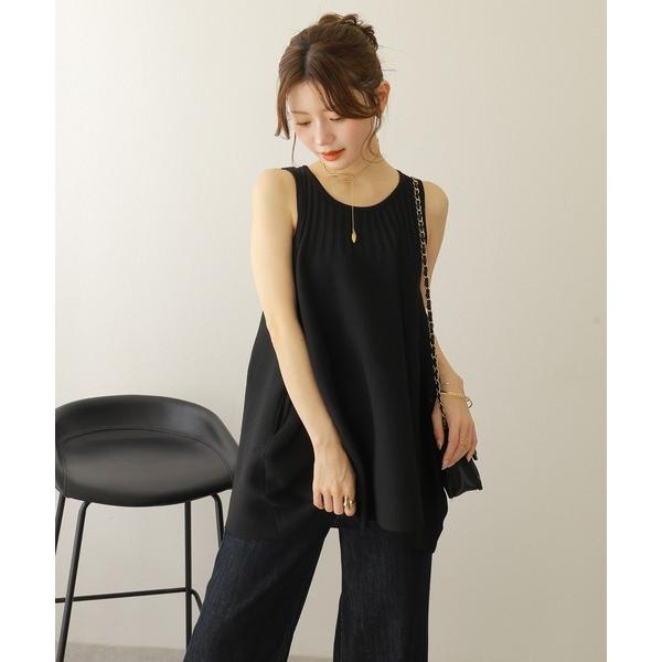 ZOZO問い合わせ番号:96140809ショップ:LAULEN，ローレンブランド:LAULEN，ローレン商品名:flare knit tunique tops /フレアノースリニットチュニックトップスカテゴリ:トップス>ニット/セータ...