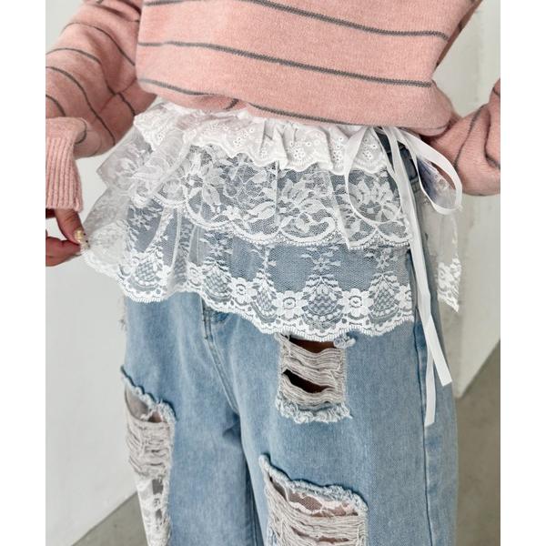 『タイムセール実施中』ZOZO問い合わせ番号:96171392ショップ:Outfitter lab，アウトフィッターラボブランド:SOLLON.，ソルロン，Outfitter lab，アウトフィッターラボ商品名:フリフリレースマルチウェイベ...