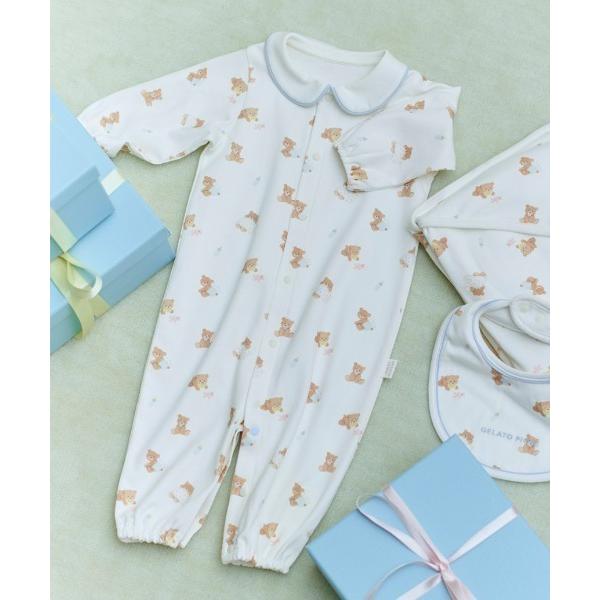※このアイテムは返品・交換対象外商品です。ZOZO問い合わせ番号:96172796ショップ:gelato pique，ジェラート　ピケブランド:gelato pique，ジェラートピケ商品名:【BABY】新生児ベビーベア2WAYオールカテゴ...