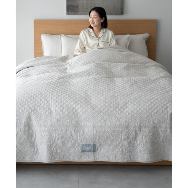 ZOZO問い合わせ番号:96173397ショップ:EMOOR，エムールブランド:EMOOR，エムール商品名:ベッドスプレッド コットン100％生地/セミダブルカテゴリ:インテリア>寝具ブランド品番:ds-bdspdc100-sd-gy...
