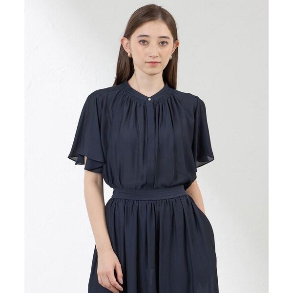 『タイムセール実施中』ZOZO問い合わせ番号:96205388ショップ:AMACA，アマカブランド:AMACA，アマカ商品名:ドライツイストブラウスカテゴリ:トップス>シャツ/ブラウスブランド品番:V5M26583__素材:ブラックネ...